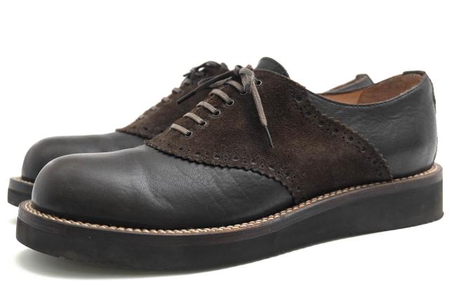 ○オージークラシックス OG CLASSIX  ビジネスシューズ OGSH-005 ROAD KING SADDLE SHOES サドルシューズ Vibramソール メンズ 【  中古