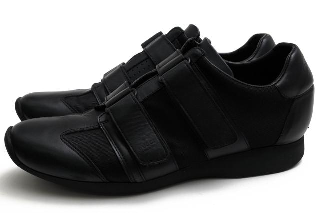 ○グッチ GUCCI 一部牛革 ローカットスニーカー 101 6125  レディース 【中古】 中古