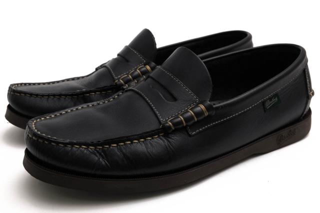 ○パラブーツ Paraboot 10匣 テンボックス TENBOX for COLONY CLOTHING ローファー CORAUX コロー ビーフロール スリッポン  中古