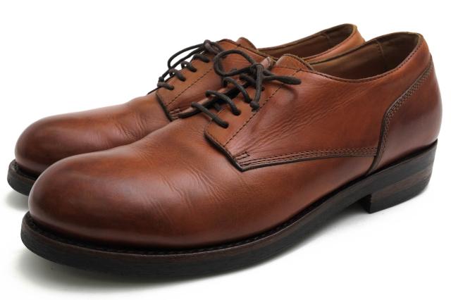 ○ブッテロ BUTTERO オイルドレザー 牛革 ビジネスシューズ B5353 T-BONE オックスフォードシューズ プレーントゥ メンズ 【中古】 中古