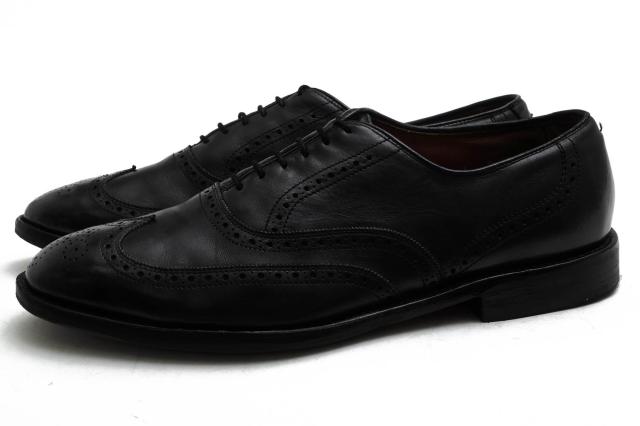 ○アレン エドモンズ Allen Edmonds カーフ 牛革 ビジネスシューズ Chester チェスター ウイングチップ レザーソール グッドイヤー 中古