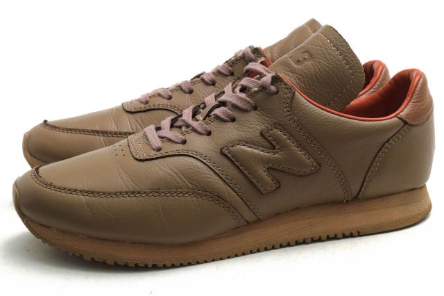 ○ニューバランス NEW BALANCE AURALEE オーラリー 日本限定モデル ローカットスニーカー MLC100AU COMP100 シボ革 シュリンクレザ 中古