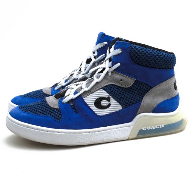 ○コーチ COACH 牛革 ハイカットスニーカー C7087 Citysole High Top Sneaker メンズ 【中古】 中古