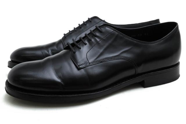 ○ジャランスリワヤ JALAN SRIWIJAYA 牛革 カーフ ビジネスシューズ 98769 ダービーシューズ プレーントゥ グッドイヤーウェルト製 中古