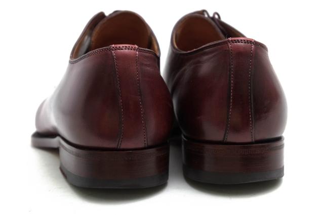○サントーニ Santoni 牛革 カーフ ビジネスシューズ 5527 OLD ENGLAND スクエアトゥ Uチップ レザーソール マッケイ製法 メンズ   中古 ○サントーニ Santoni 牛革 カーフ ビジネスシューズ 5527 OLD ENGLAND
