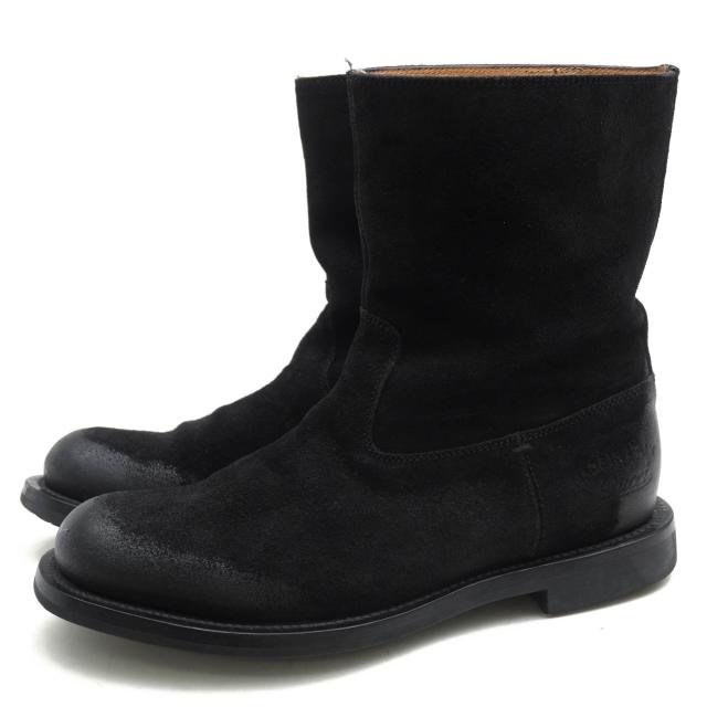 ○グッチ GUCCI 牛革 カーフ ペコスブーツ 269680 98411 CAMDEN ラグソール メンズ 【中古】 中古