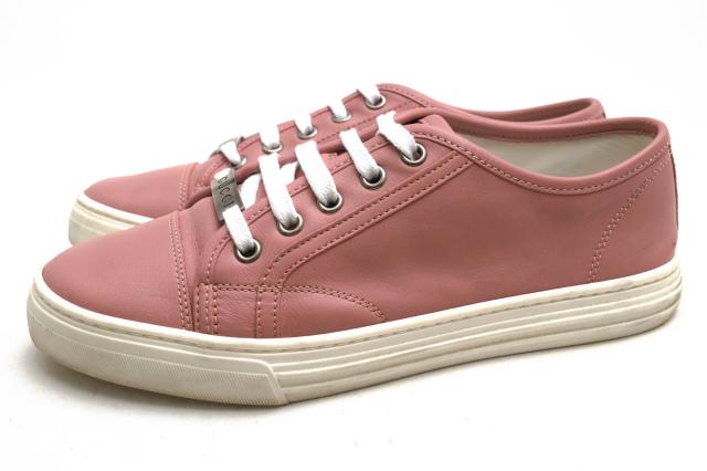 ○グッチ GUCCI 牛革 カーフ ローカットスニーカー 423298 MIROSOFT SNEAKERS レディース 【中古】 中古