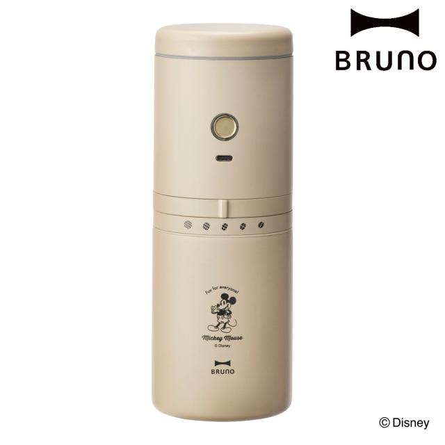 BRUNO コーヒーメーカー DISNEY 真空二重構造 パーソナル電動ミルコーヒーメーカー （ ブルーノ 電動ミル ドリッパー 一体型 ディズニー American Diner 5段階調節 コンパクト コードレス キッチン家電 スリム USB充電 おしゃれ ）