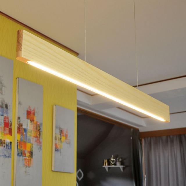 ペンダントライト Sottie ソティー LED 1灯 北欧 （ 照明 ライト LED一体型 木製 天然木 シーリング用 インテリア 天井照明 ...