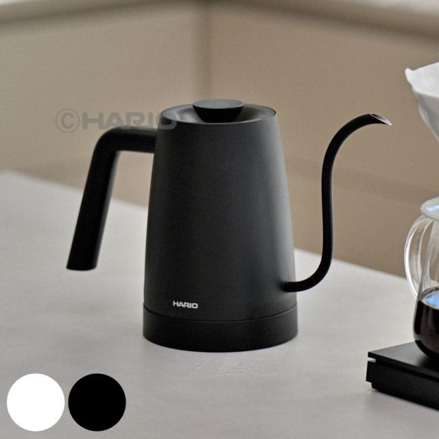 ハリオ コーヒーケトル エレクトリックケトル ライラ （ HARIO 電気ケトル コーヒー ドリップ タイマー機能付き ドリップケトル ドリップポット おしゃれ かわいい 温度調節 ストップウォッチ機能 ワンタッチ沸騰機能 軽い 細口 ）