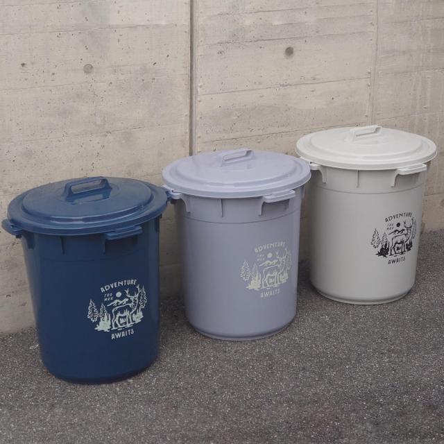 ゴミ箱 45L カラーペール アースカラー （ ごみ箱 45リットル 大容量 ふた付き 屋外 丸型 ペール 分別 収納 外用ゴミ箱 大きい 筒型 ストの通販はau PAY マーケット ...