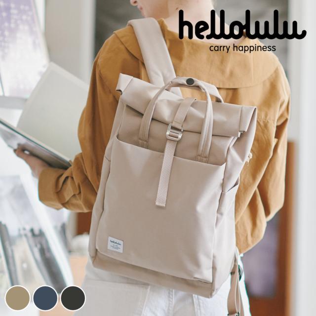 【人気色】 リュック hellolulu マコ MACO 16L （ ハロルル リュックサック ビジネスリュック レディース メンズ バッグ かばん 鞄 バックパック 軽い 撥水 通学 通勤 ...