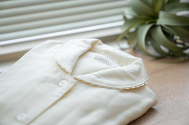 パジャマ 播州織 3重ガーゼ 綿100％ 日本製 （ 前開き レディース 婦人 春