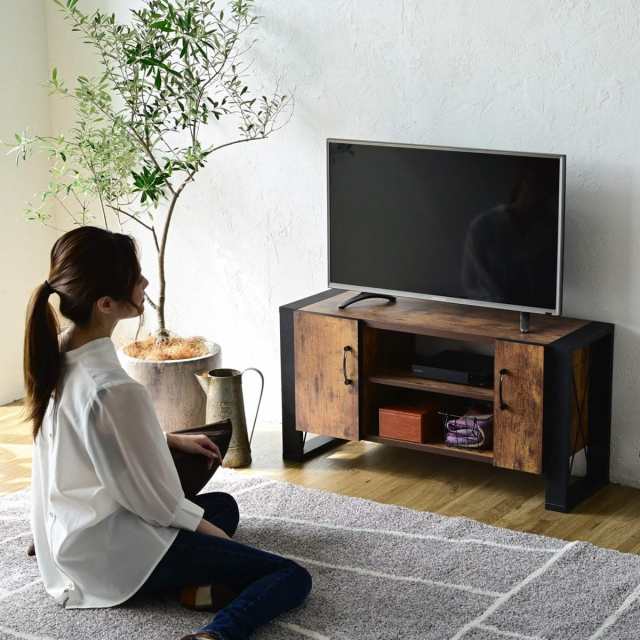 テレビ台 幅90cm ローボード レトロ調 ブルックリンスタイル テレビ台 幅90cm ローボード レトロ調 ブルックリンスタイル