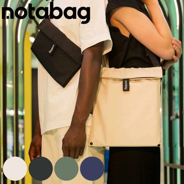 ショルダーバッグ Notabag Crossbody 3WAY （ ノットアバッグ 3way 折りたたみ サコッシュ 手提げ 斜め掛け ミニマル トートバッグ かばん 鞄 カバン バッグ 軽量 コンパクト カラビナ付き 男女兼用 お出かけ おしゃれ ）
