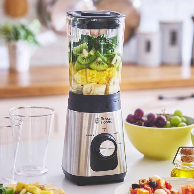 RussellHobbs ベーシックブレンダー フードプロセッサー （ ラッセルホブス ブレンダー ミキサー スムージー ジューサー 電動ジューサー 電動ミキサー 調理家電 キッチン家電 シンプル おしゃれ ）