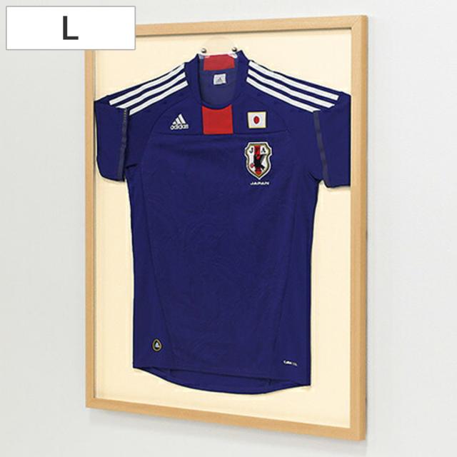 ユニフォーム 収納 ユニフォーム額 L205 Lサイズ （ 額 ディスプレイ 額縁 ユニフォームケース 壁掛け コレクション ディスプレイケース 飾る 人型ハンガー Tシャツ 額装 インテリア ）