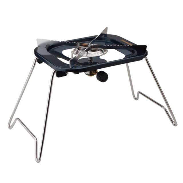 コンロ 大型 五徳 ガスバーナーコンロ 収納バッグ付 （ キャプテンスタッグ 調理用品 アウトドア CAPTAIN STAG ガスコンロ ボンベ BBQ ）