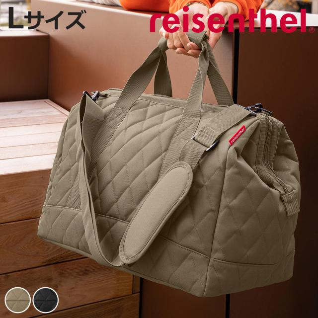 ボストンバッグ reisenthel ALLROUNDER L RHOMBUS （ かばん レディース 旅行 ネイル ネイルバッグ 美容 学生 介護 旅行バッグ ジム 2泊 3泊 メンズ おしゃれ ジムバッグ オールラウンダー ）