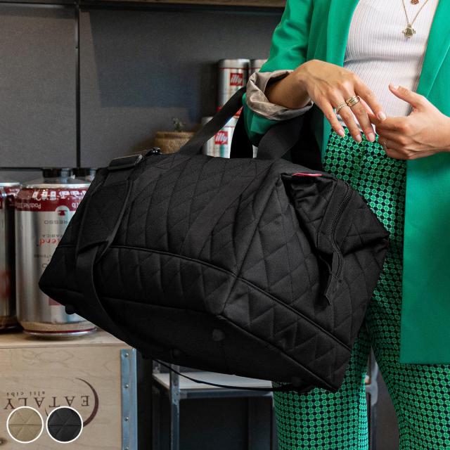 ボストンバッグ reisenthel ALLROUNDER L RHOMBUS （ かばん レディース 旅行 ネイル ネイルバッグ 美容 学生 介護 旅行バッグ ジム 2泊 3泊 メンズ おしゃれ ジムバッグ オールラウンダー ）