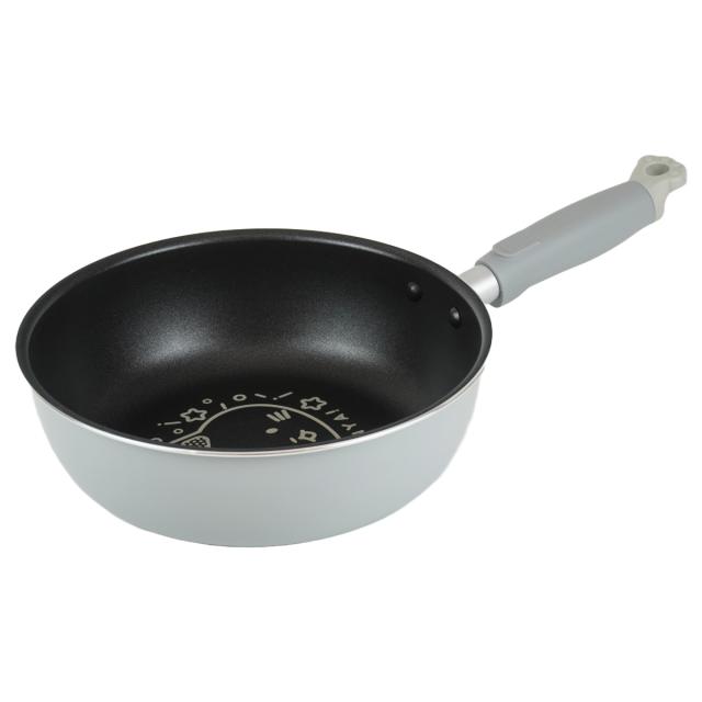 いため鍋 21cm IH対応 にゃんこれ 深型フライパン （ ガス火対応 フライパン 片手鍋 炒め鍋 深型 ふっ素加工 PFOAフリー 軽い 21センチ の通販はau PAY マーケット ...