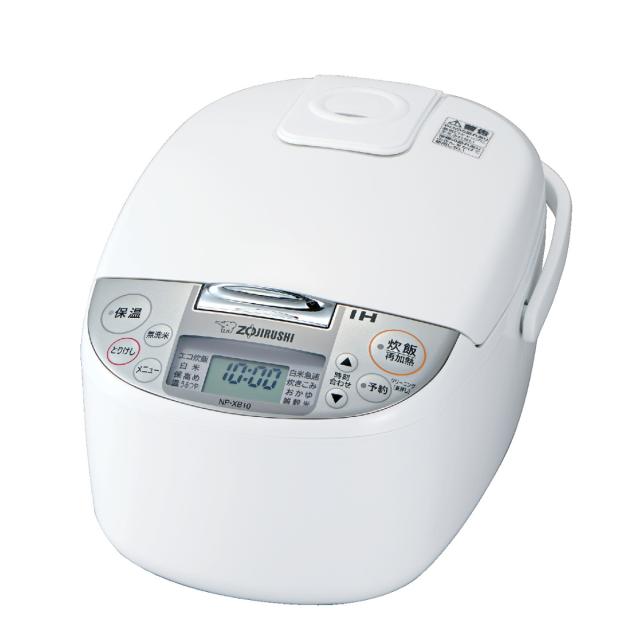 象印 IH炊飯器 5.5合炊き 極め炊き 黒まる厚釜 日本製 （ ZOJIRUSHI 象印マホービン 5.5合 IH式 ジャー 保温 ごはん 白米 雑穀米 無洗米 内釜 自動 調理家電 キッチン家電 白 ホワイト ）