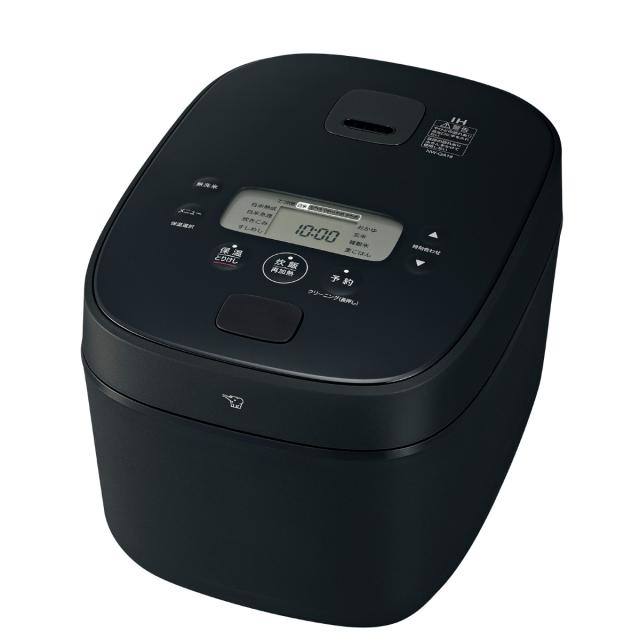 象印 IH炊飯器 1升炊き 極め炊き 黒まる厚釜 フラット設計 立つしゃもじ付き 日本製 （ ZOJIRUSHI 象印マホービン 1升 IH式 ジャー 保温 ごはん 白米 雑穀米 無洗米 玄米 麦ごはん 内釜 しゃもじ付き お手入れ 簡単 自動 ）