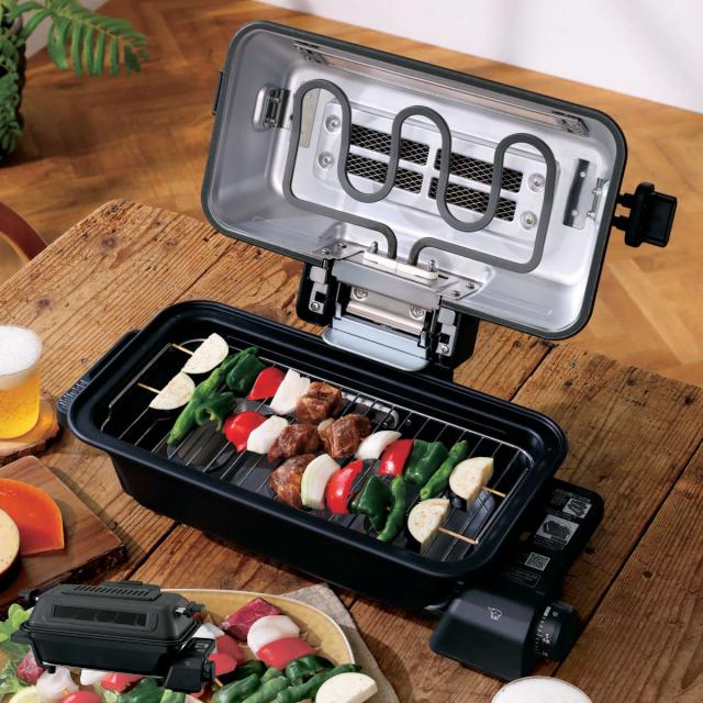 象印 マルチロースター 魚取り器付き 丸洗いOK メーカー保証付き （ 象印マホービン ZOJIRUSHI グリル 卓上 両面焼き 魚焼きグリル 魚焼き器 肉 焼き鳥 グリル調理 ワイド 網付き 上下ヒーター 魚取器付き キッチン家電 調理家電 ）