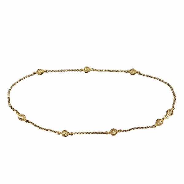 シャネル CHANEL ココマーク フェイクパール ゴールド ヴィンテージ チェーンベルト ブランド小物 ベルト レディース【中古】