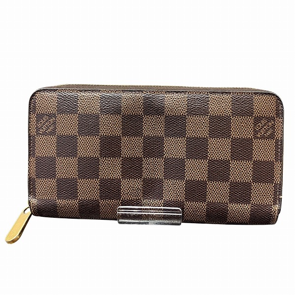 ルイヴィトン Louis Vuitton ダミエ ジッピーウォレット N60046 長財布 レディース【中古】