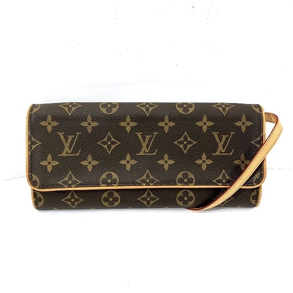 ルイヴィトン Louis Vuitton モノグラム ポシェットツインGM M51852 バッグ ショルダーバッグ レディース【中古】