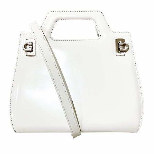 フェラガモ AU-21 3485 ワンダ バッグ ハンドバッグ ショルダーバッグ レディース【中古】