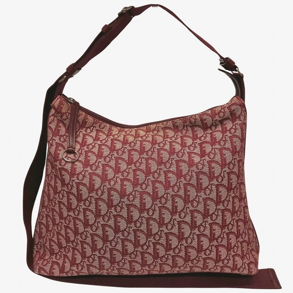 ディオール トロッター ボルドー バッグ ショルダーバッグ レディース【中古】