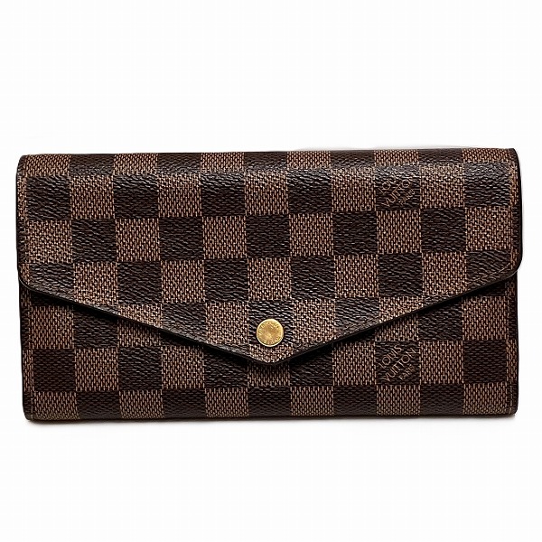 ルイヴィトン Louis Vuitton ダミエ ポルトフォイユサラ N63209 長財布 2つ折り財布 ユニセックス【中古】