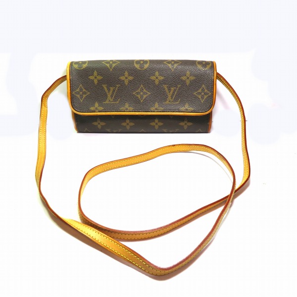 ルイヴィトン Louis Vuitton モノグラム 	ポシェットツインPM M51854 バッグ クラッチバッグ ショルダーバッグ レディース【中古】