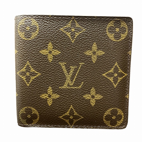 ルイヴィトン Louis Vuitton モノグラム ポルトフォイユ マルコ M61675 2つ折り財布 ユニセックス【中古】