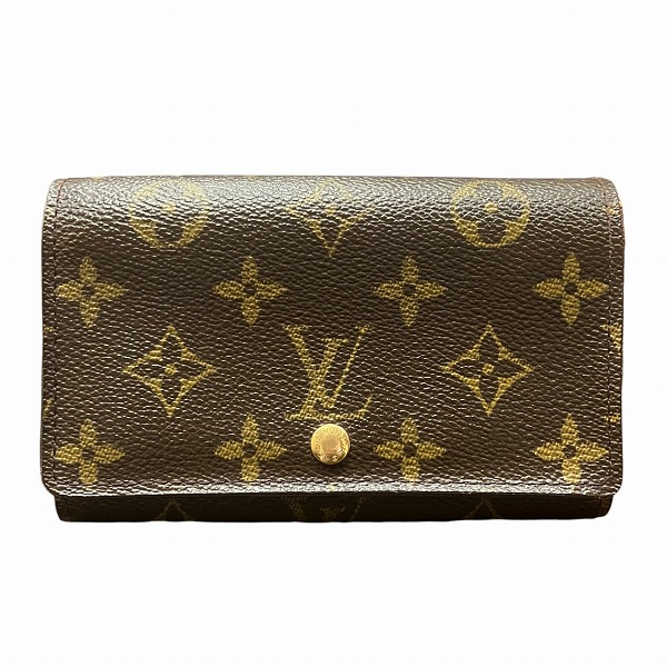 ルイヴィトン Louis Vuitton モノグラム ポルトモネ ビエトレゾール M61730 2つ折り財布 レディース【中古】