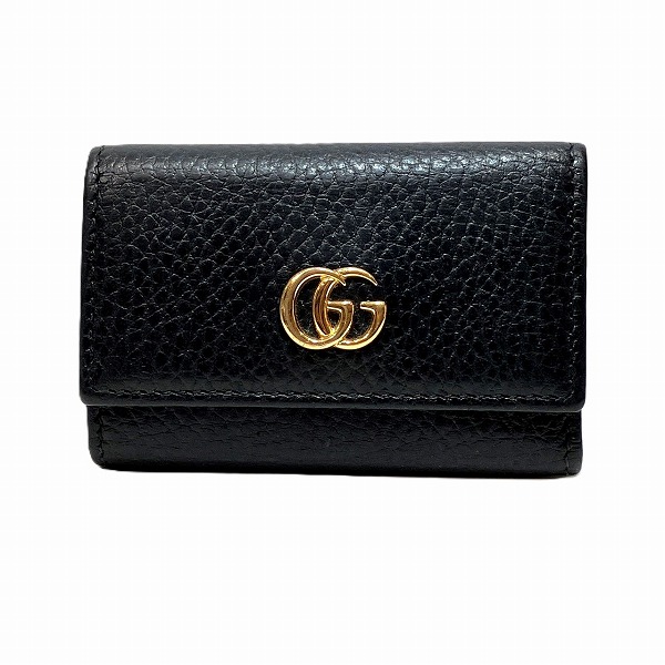 グッチ GUCCI GGマーモント 456118 ブランド小物 キーケース ユニセックス【中古】