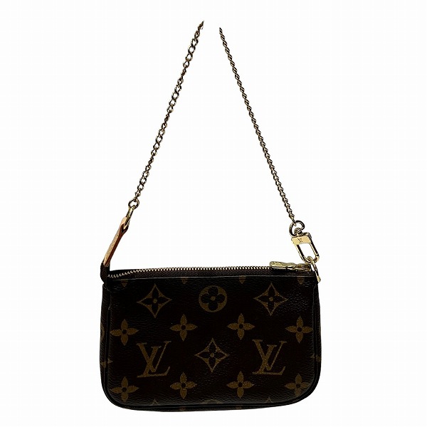ルイヴィトン Louis Vuitton モノグラム ミニ ポシェット アクセソワール M58009 ブランド小物 ポーチ レディース バッグ【中古】