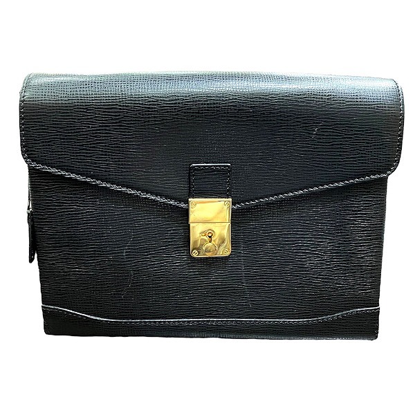 セリーヌ CELINE レザー ブラック バッグ クラッチバッグ セカンドバッグ レディース【中古】