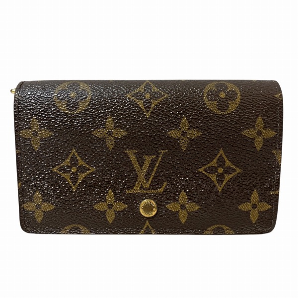 ルイヴィトン Louis Vuitton モノグラム ポルトモネビエ トレゾール M61730 2つ折り財布 ユニセックス【中古】