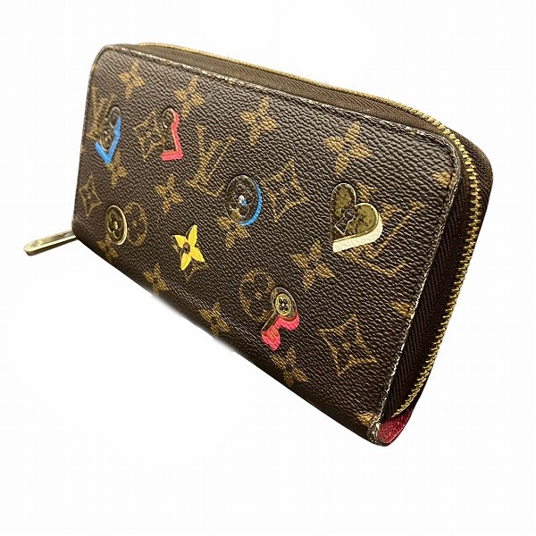 ルイヴィトン Louis Vuitton モノブラムラブロック ジッピーウォレット