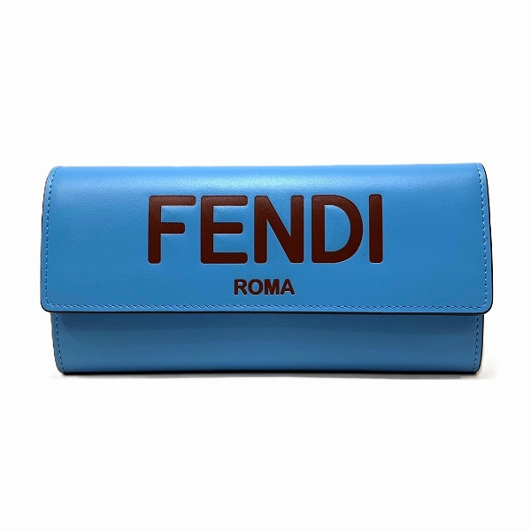 フェンディ FENDI ROMA コンチネンタル 8M0251 長財布 2つ折り財布 レディース【中古】