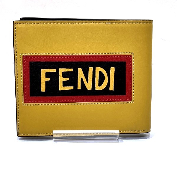 フェンディ FENDI 7M0169 札入れ 2つ折り財布 ユニセックス【中古】