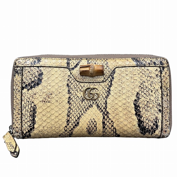 グッチ GUCCI ダイアナ コンチネンタル 658634 ラウンドジップ 長財布 レディース【中古】