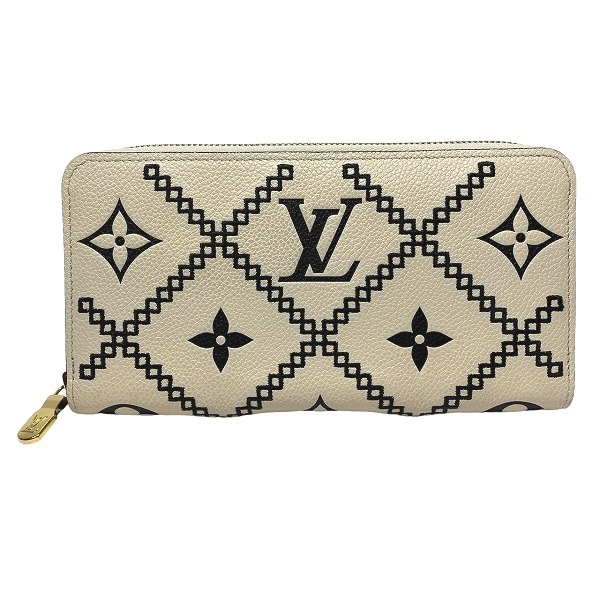 ルイヴィトン Louis Vuitton モノグラム アンプラント ブロデリー ジッピーウォレット M81141 長財布 レディース【中古】