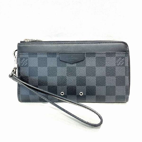ルイヴィトン Louis Vuitton ダミエグラフィット ジッピードラゴンヌ N60379 長財布 メンズ【中古】
