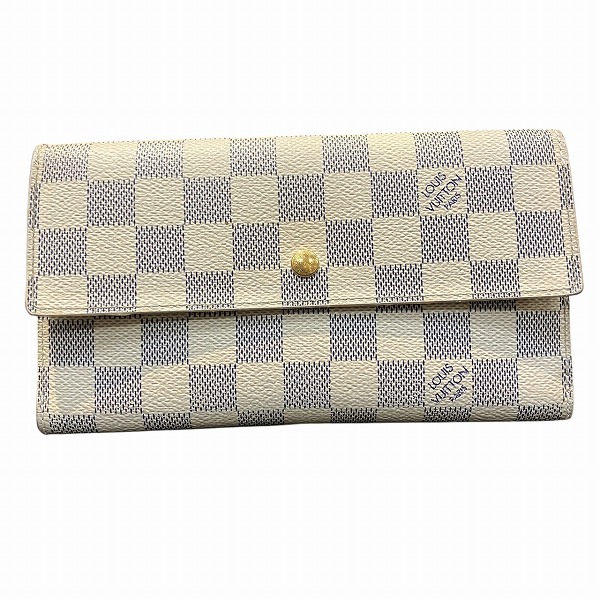 ルイヴィトン Louis Vuitton ダミエアズール ポルトフォイユサラ N61735 長財布 ユニセックス【中古】