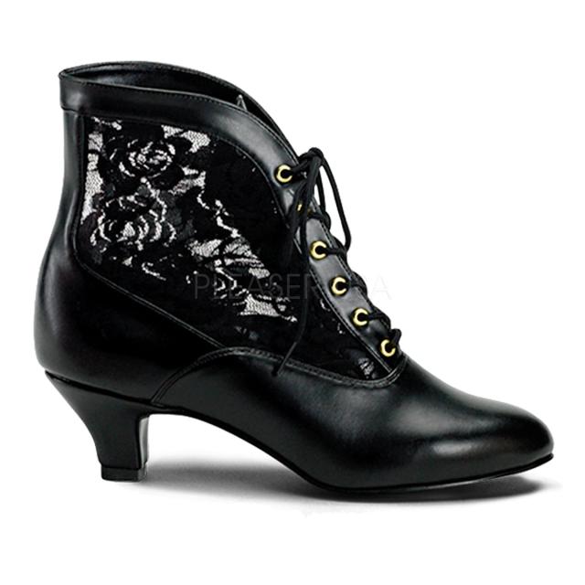Funtasma DAME-05 2inch Heel, Lace Victorian Ankle Boot, Pioneer◆取り寄せ