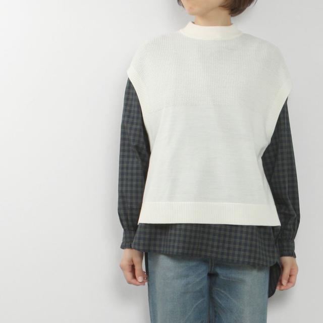 GRANDMA MAMA DAUGHTER グランマママドーター ドロップニットベスト GN2233061